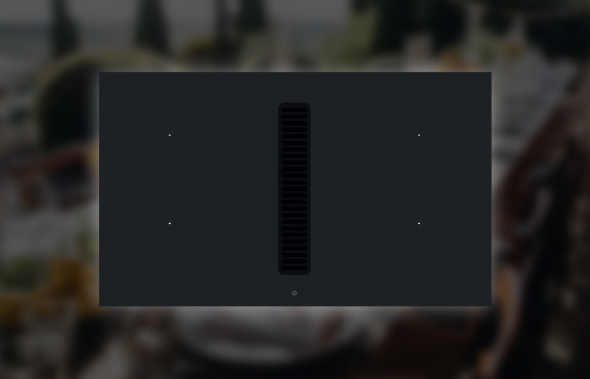 SMART AMPIO (UH) Inductiekookplaat met afzuiging - Senza Nome